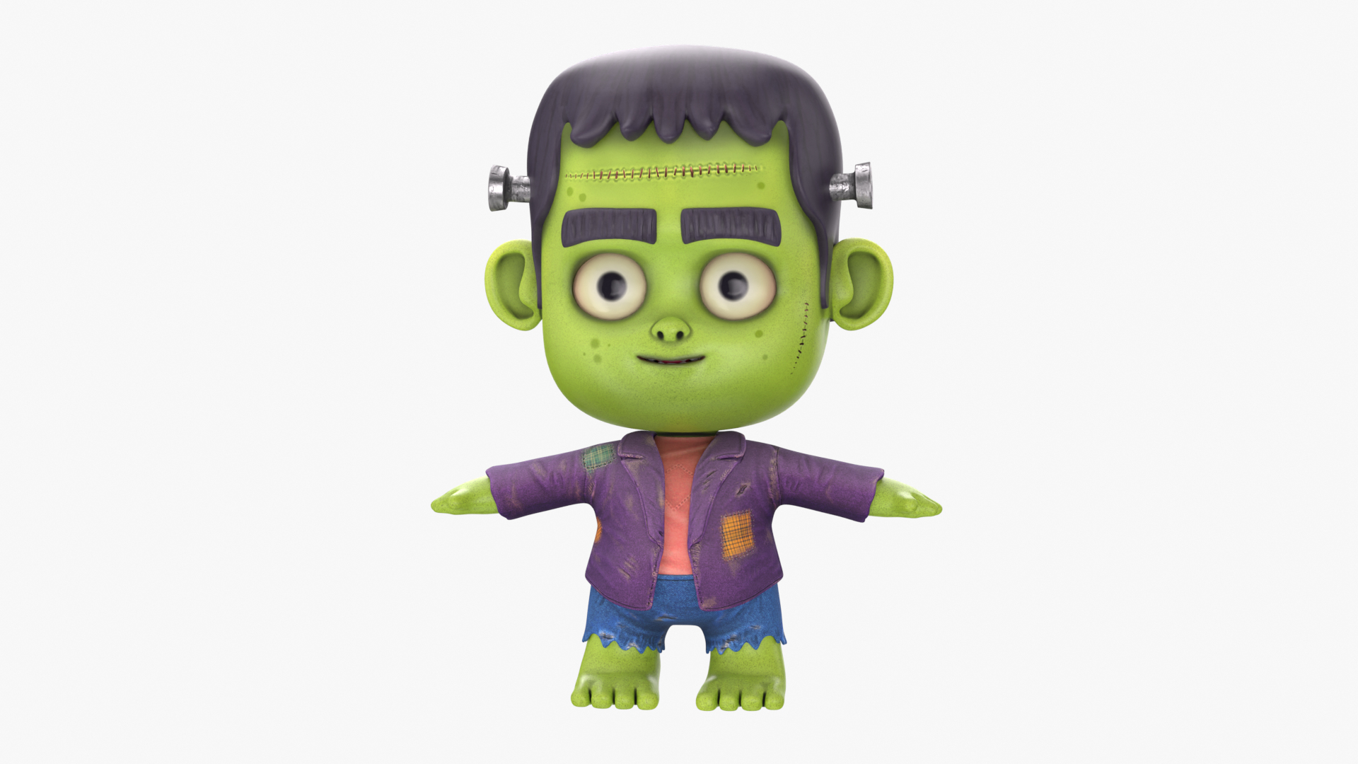 3D Chibi Frankenstein - TurboSquid 2287309