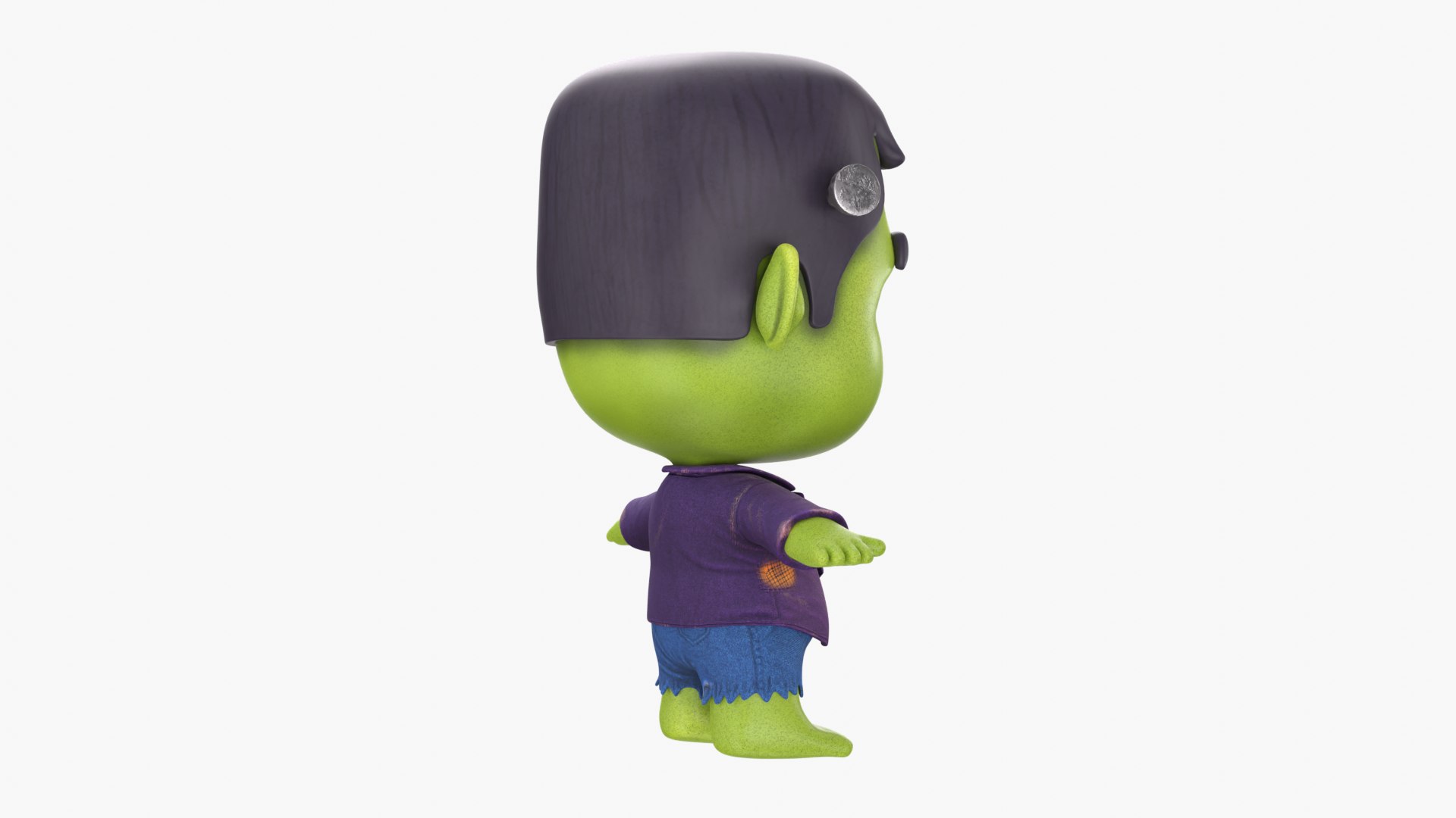 3D Chibi Frankenstein - TurboSquid 2287309