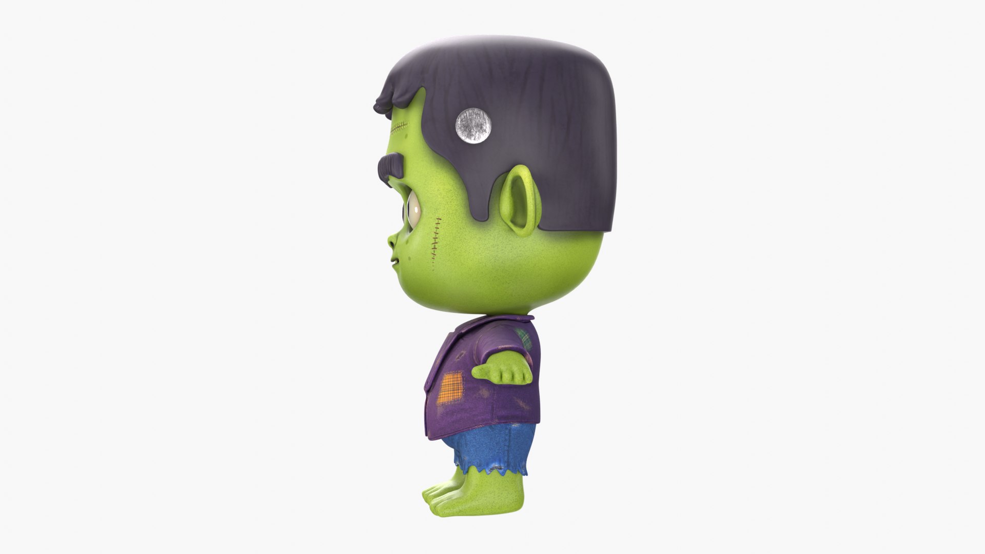3D Chibi Frankenstein - TurboSquid 2287309