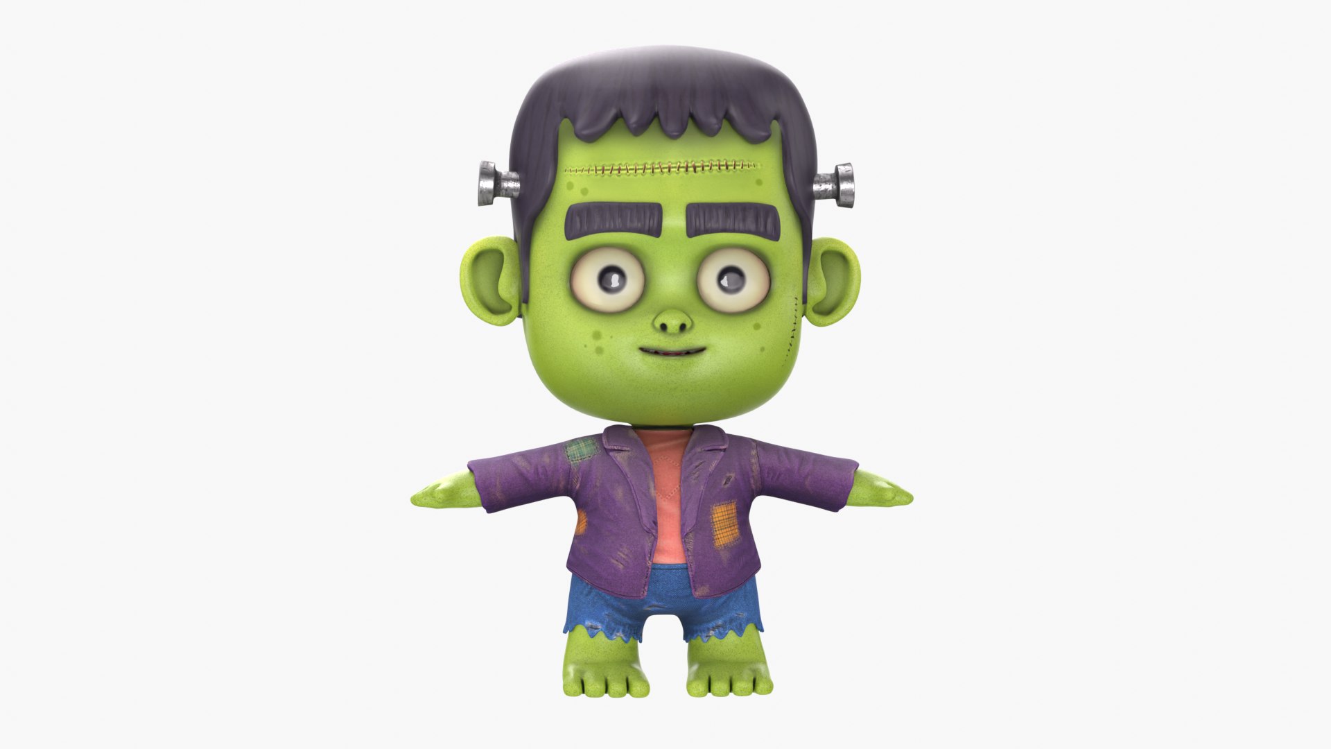 3D Chibi Frankenstein - TurboSquid 2287309