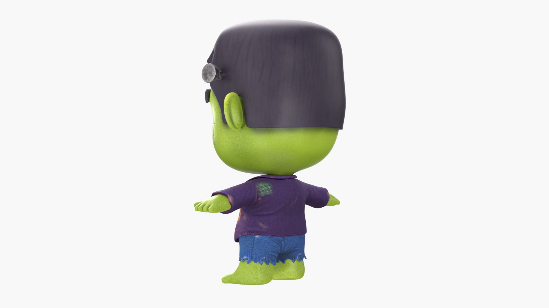 3D Chibi Frankenstein - TurboSquid 2287309