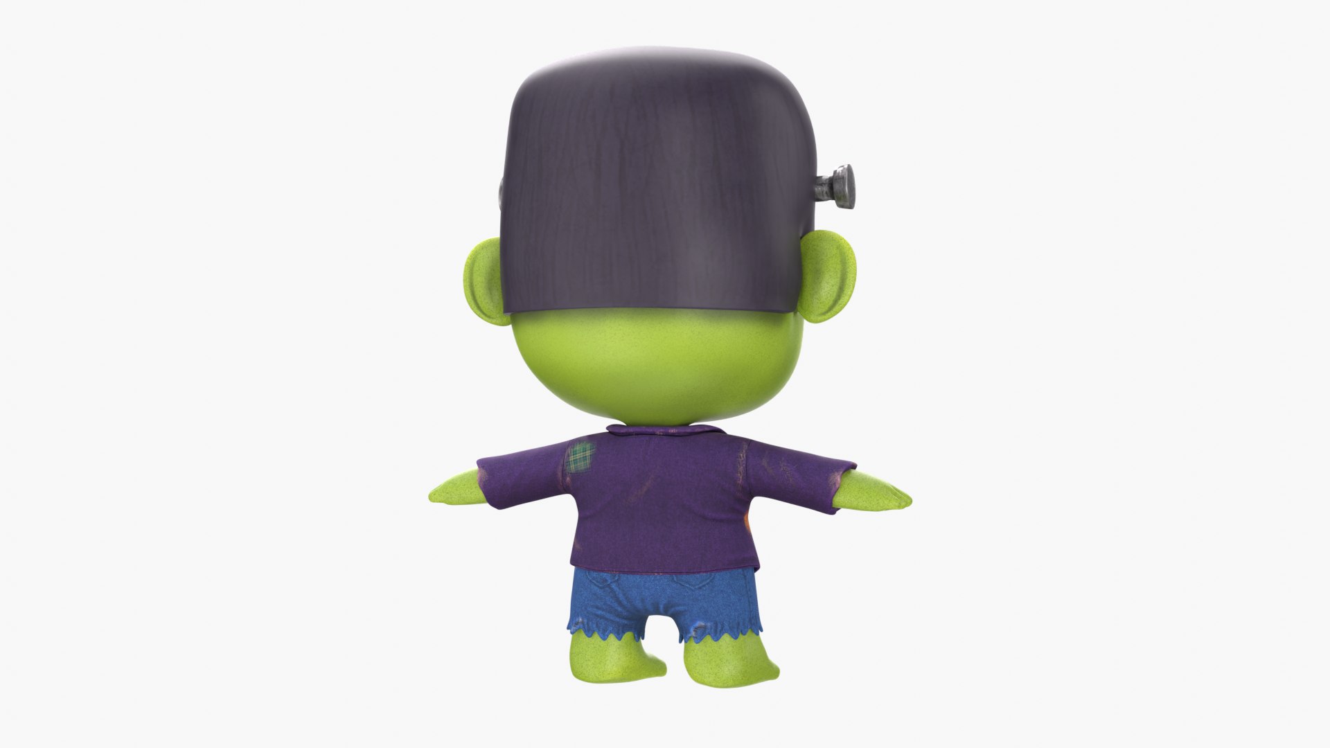 3D Chibi Frankenstein - TurboSquid 2287309