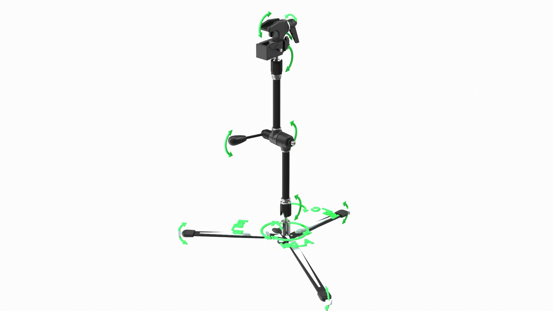 Magic Arm Kit with Super Clamp Rigged 3D model - TurboSquid 1832883