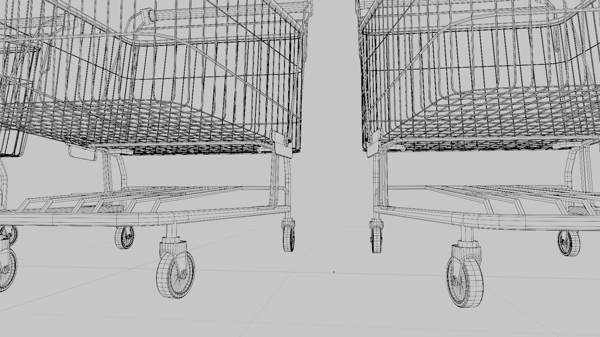 3D Shopping Cart With 4k Pbr Textures Clean Dirty And Rusty ...