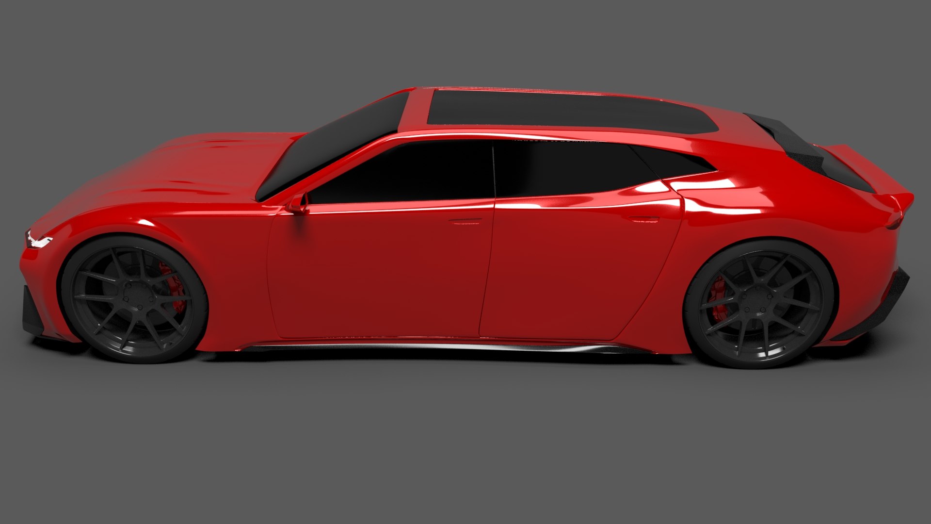 Wagon Modeled Car 3D Model - TurboSquid 1713496