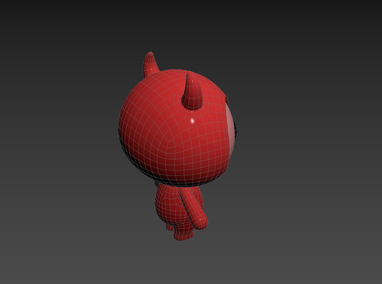 Devil mascot character model - TurboSquid 1701005