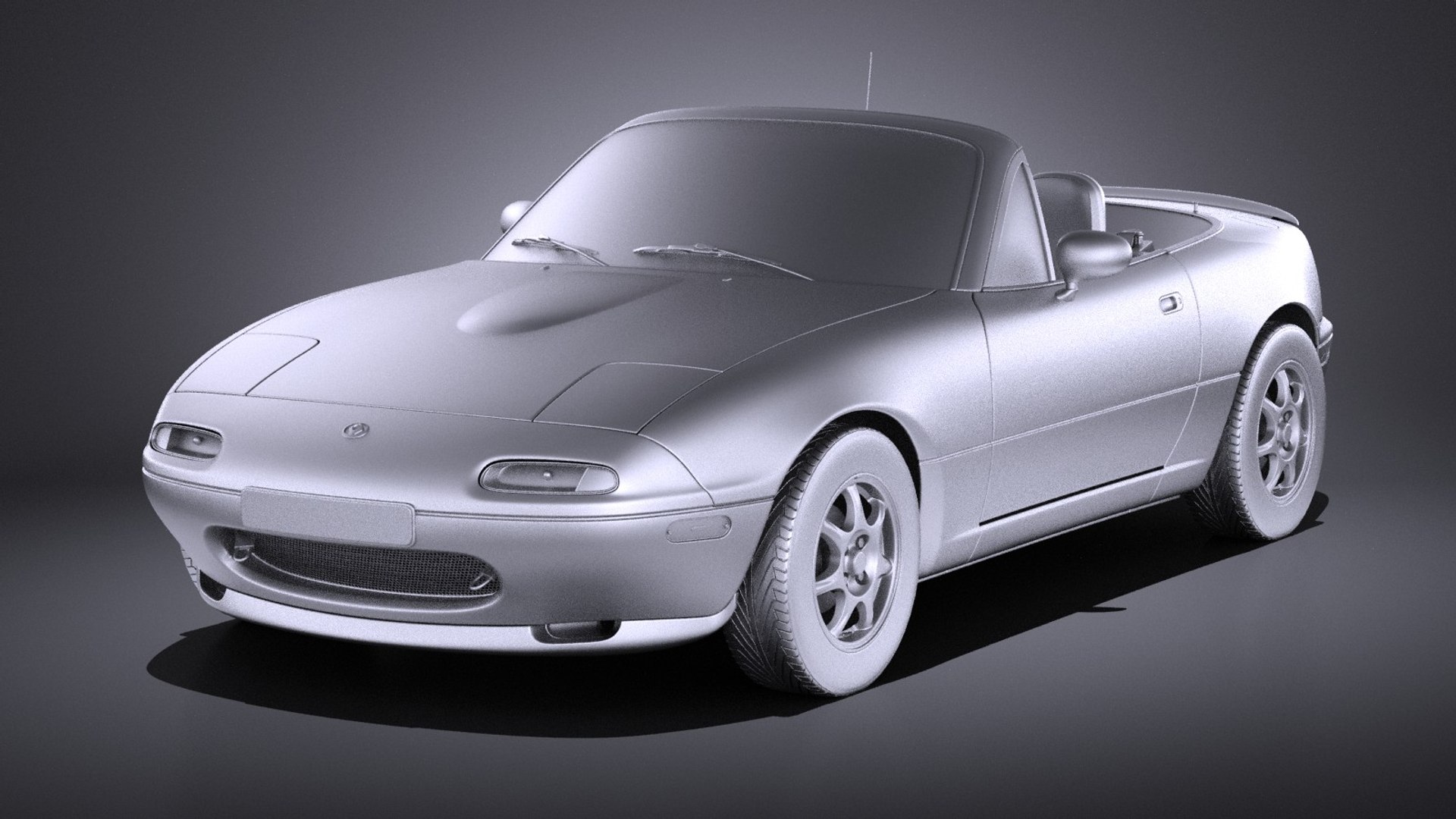 mazda mx-5 miata 3d model