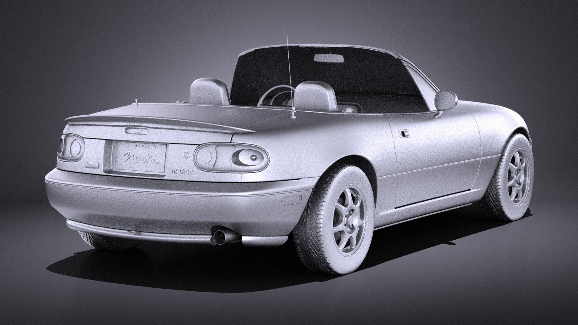 mazda mx-5 miata 3d model