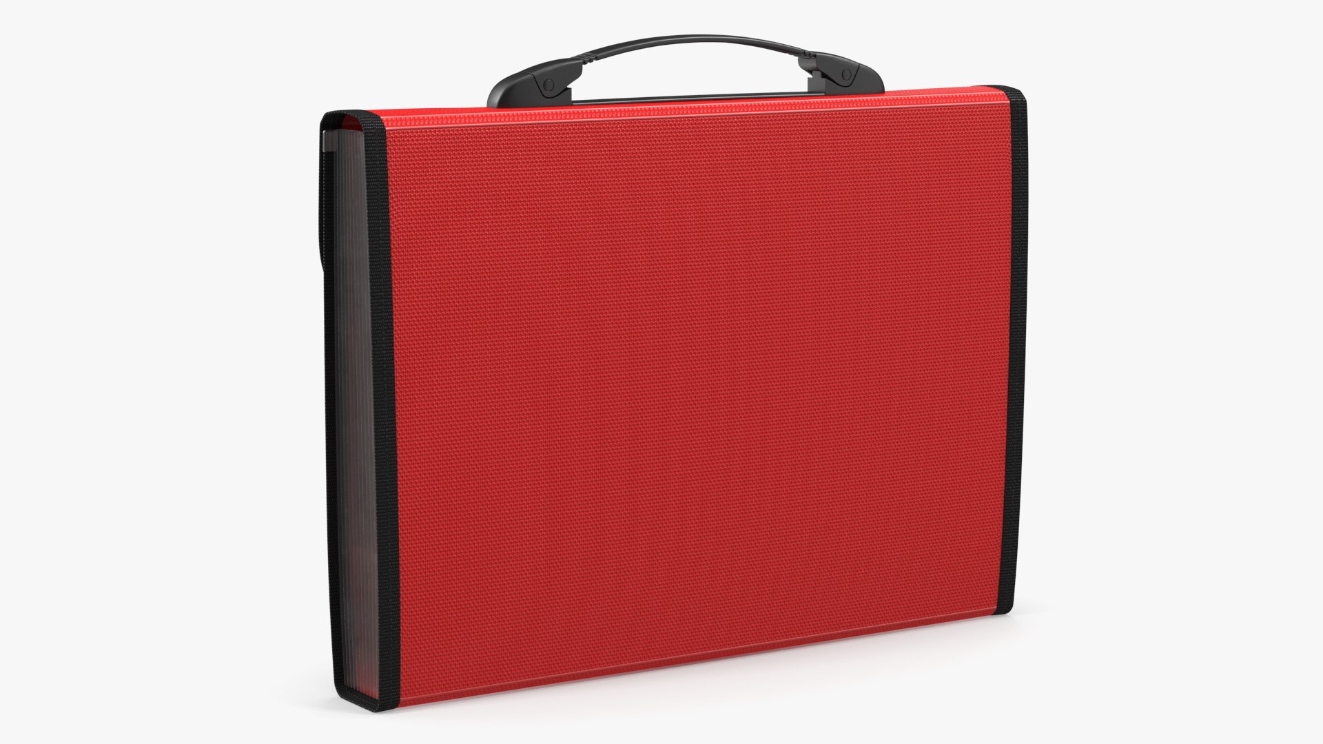 Expanding File Folder With Handle Red 3D Model - TurboSquid 1992414