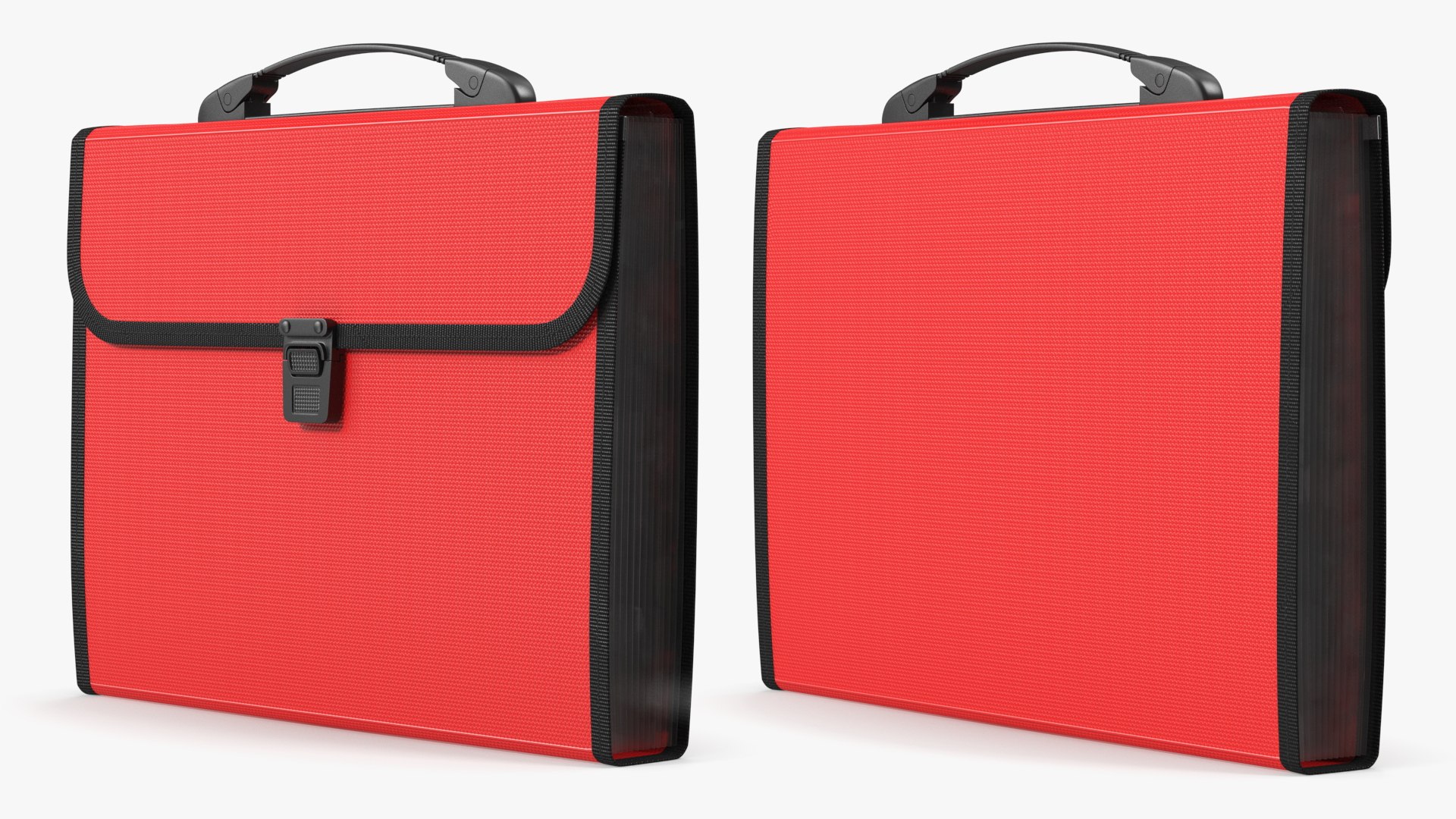 Expanding File Folder With Handle Red 3D Model - TurboSquid 1992414