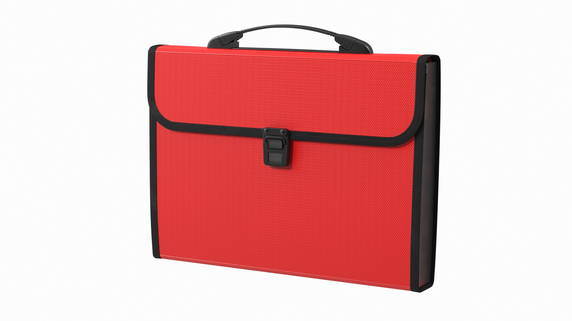 Expanding File Folder With Handle Red 3D Model - TurboSquid 1992414