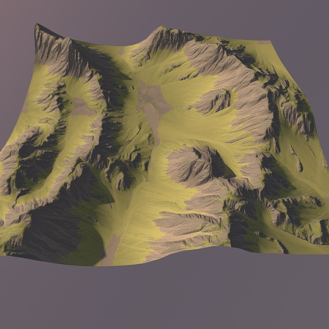 3d model mountain games maps