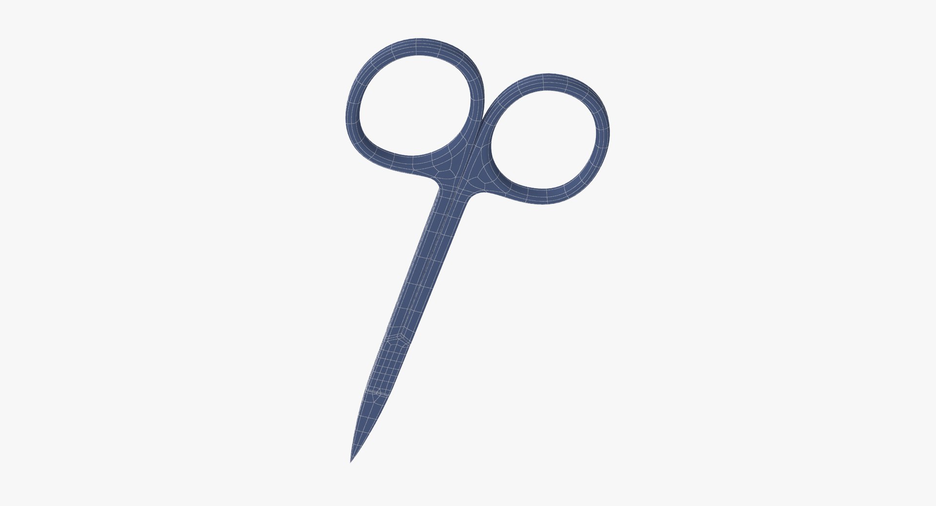 3d Model Of Medical Scissors