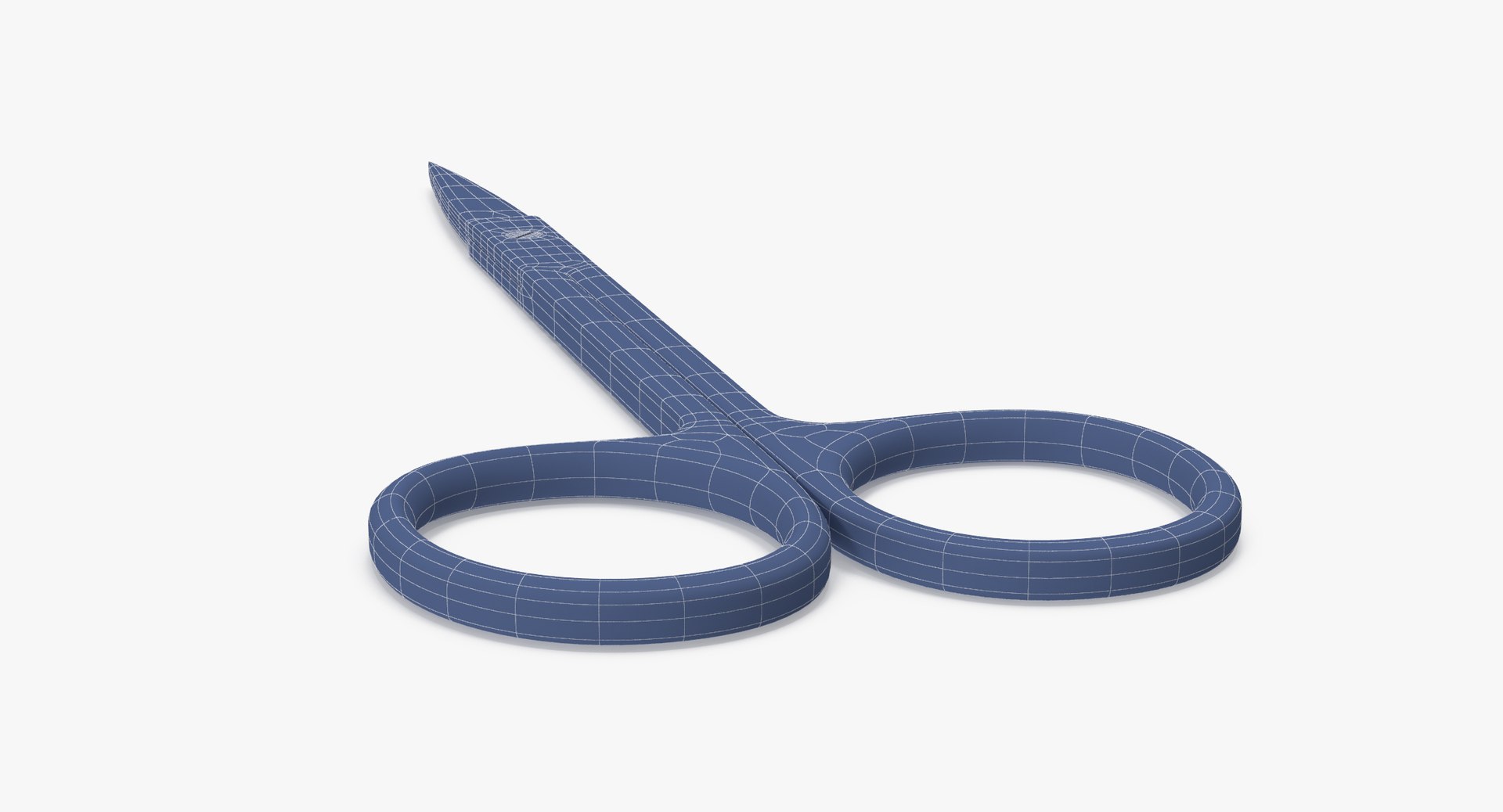 3d Model Of Medical Scissors