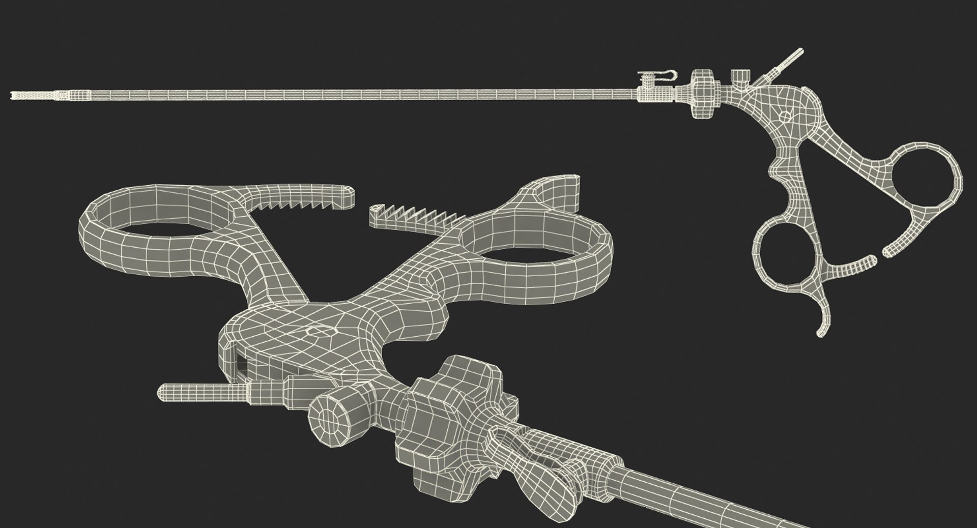 Laparoscopic instrument articulated claw model - TurboSquid 1264996
