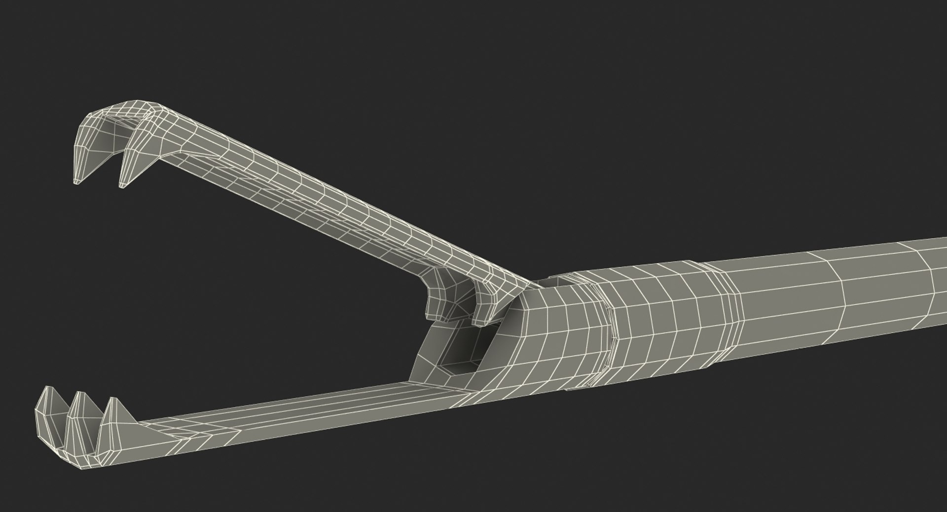 Laparoscopic instrument articulated claw model - TurboSquid 1264996