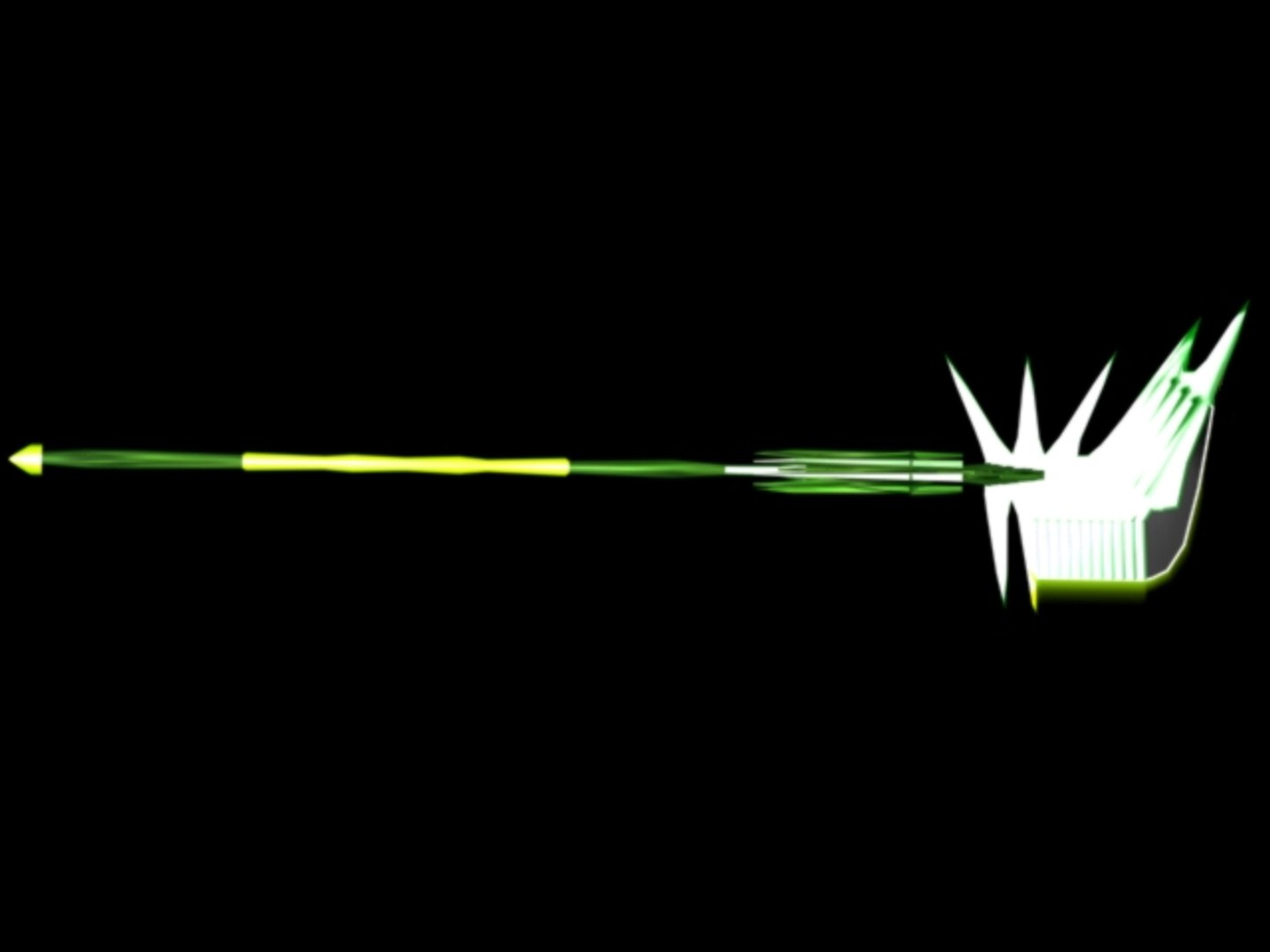 weapons wind halbert lance 3d model