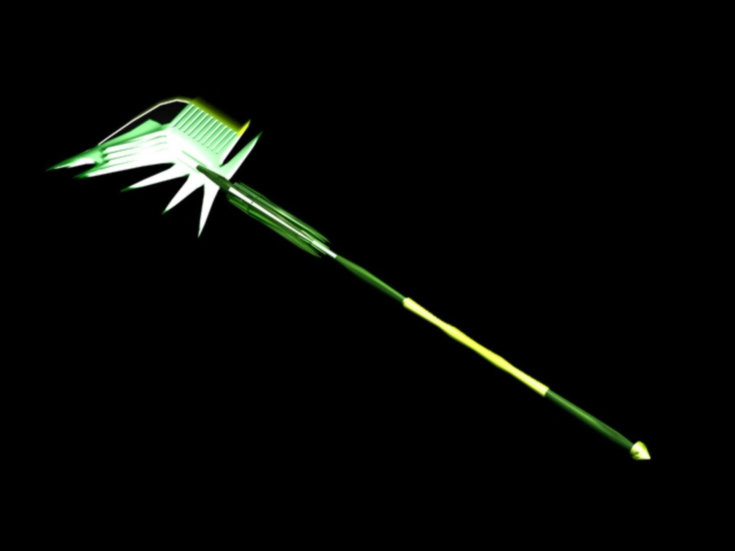 weapons wind halbert lance 3d model