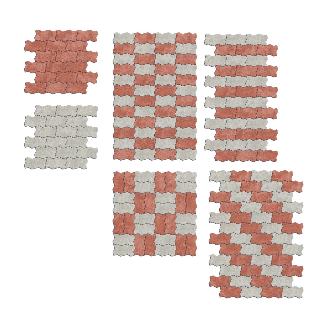 Tiled 3D Model - TurboSquid 1477034