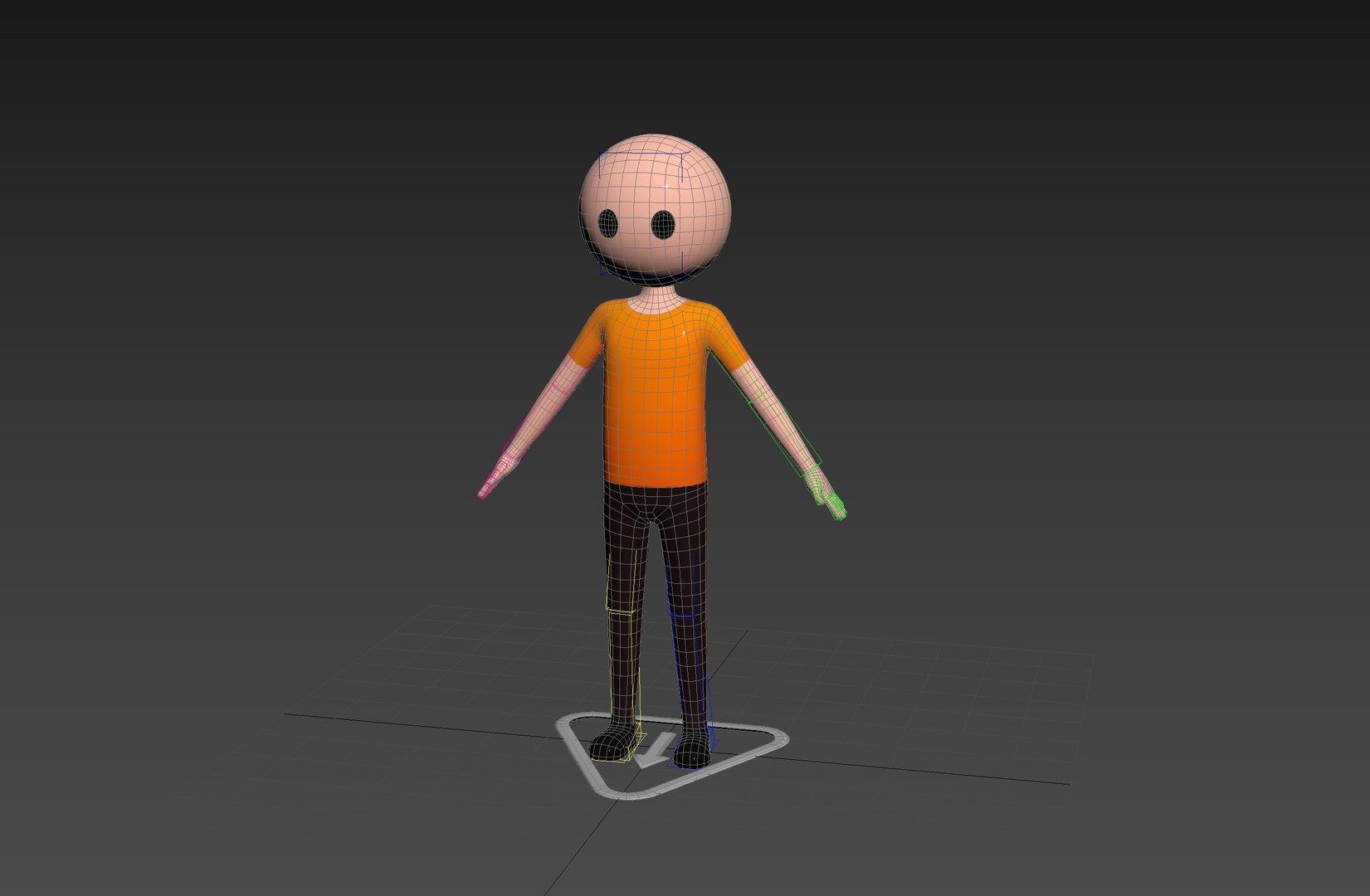 3D Model Character119 Rigged Stick Man - TurboSquid 1758193