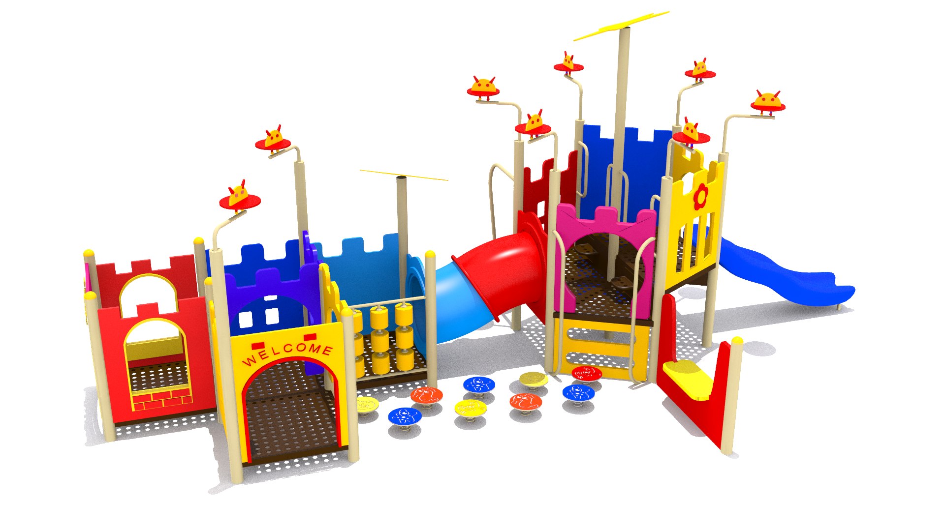 Kids Playground 3D Model - TurboSquid 1779213