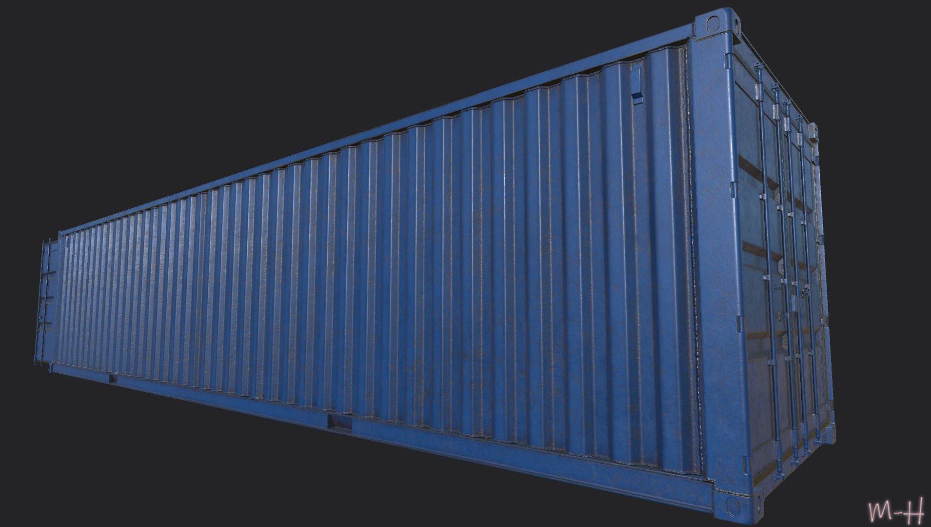 Container 40 ft 3D model - TurboSquid 1480343