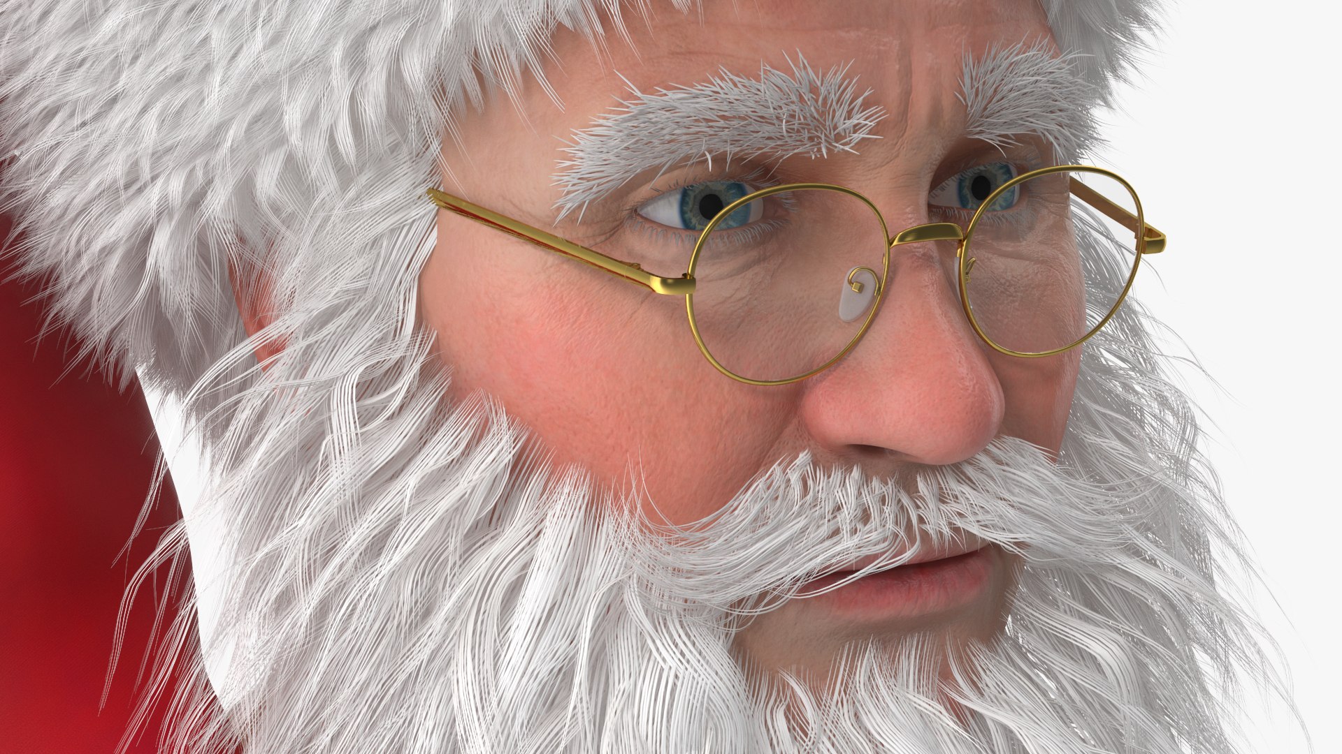 3D Santa Claus Head - TurboSquid 2065025
