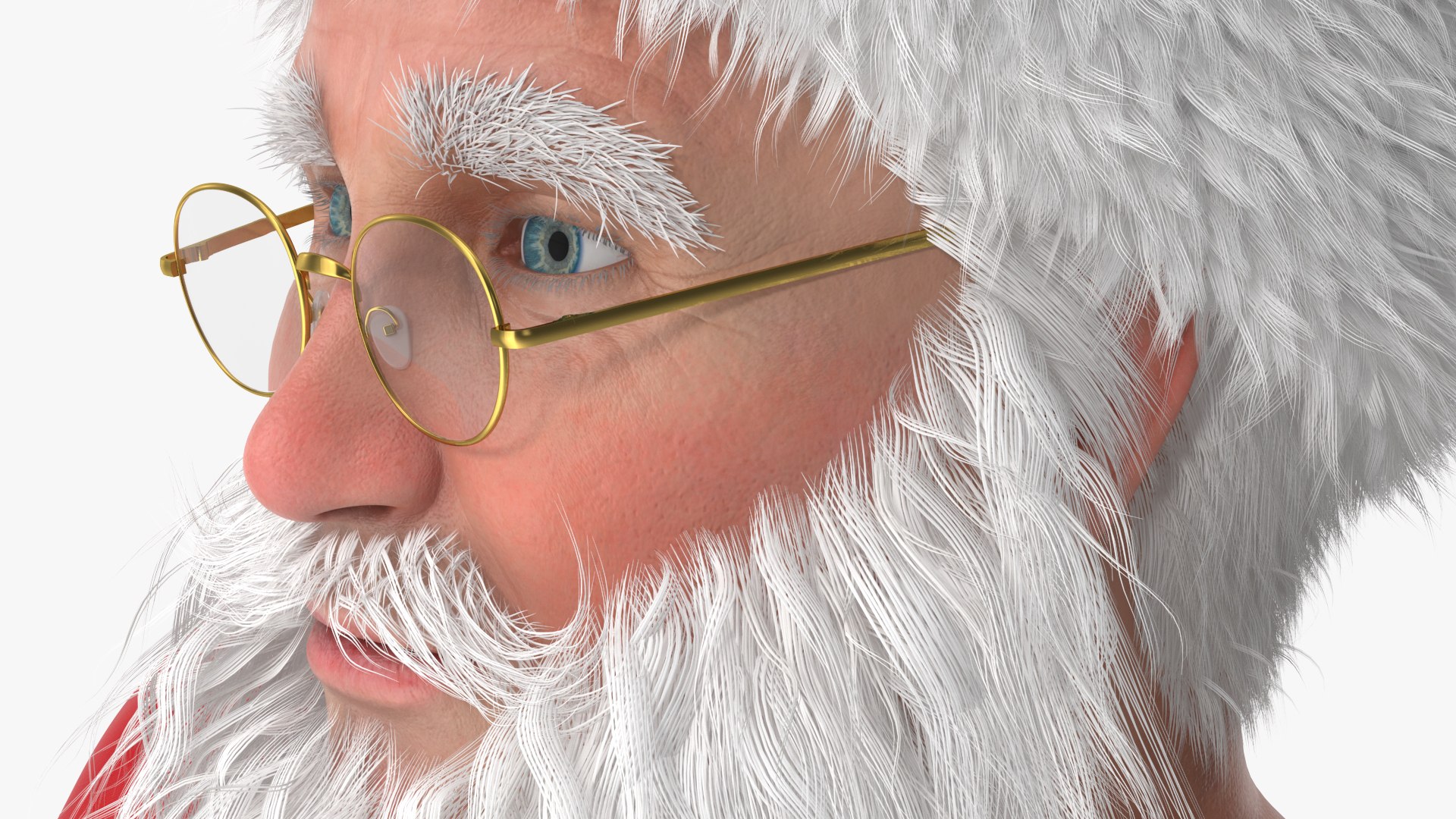 3D Santa Claus Head - TurboSquid 2065025
