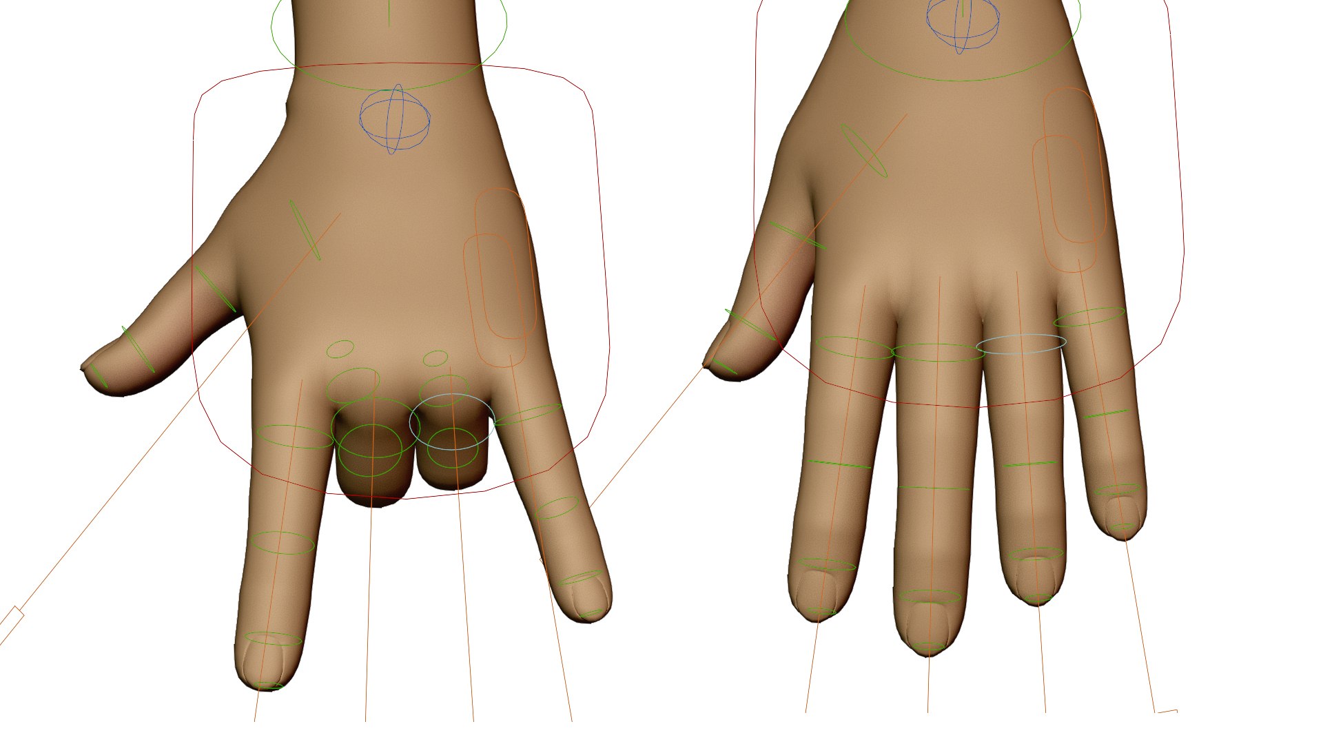 3D Model Cartoon Hand - TurboSquid 1659837