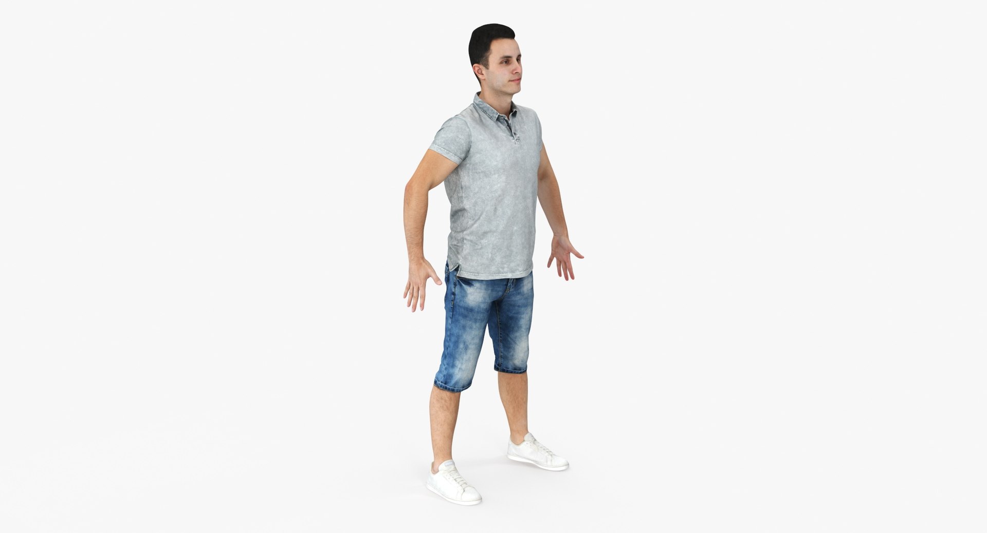 Lincoln Casual Summer A Pose Model - TurboSquid 2098103