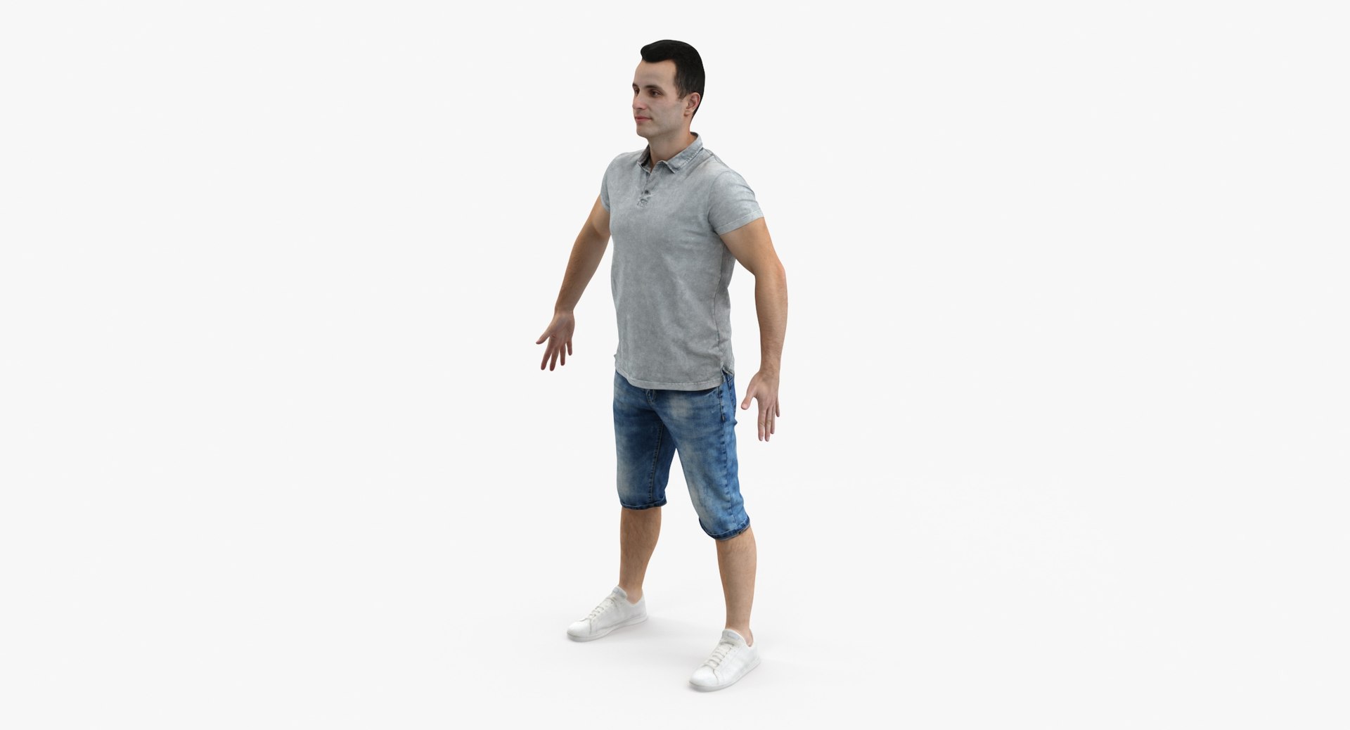 Lincoln Casual Summer A Pose Model - TurboSquid 2098103