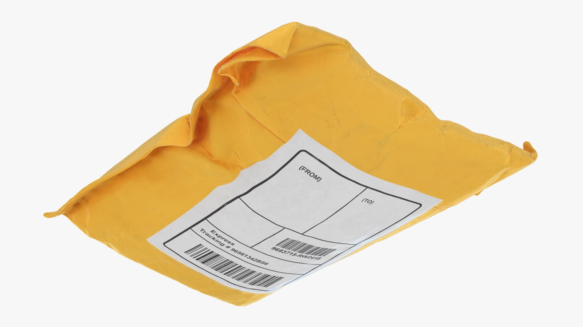 3D Model Paper Courier Bag - TurboSquid 2134126