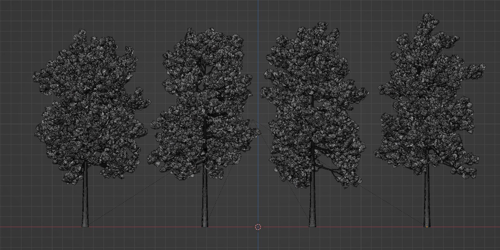 3D Model Pine Trees Collection Vol 19-Blender - TurboSquid 2122639
