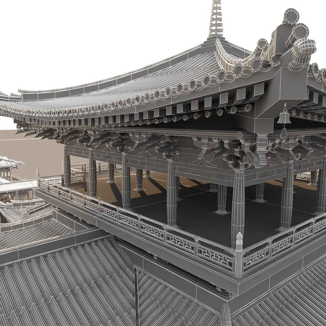 3D chinese palace model - TurboSquid 1516133