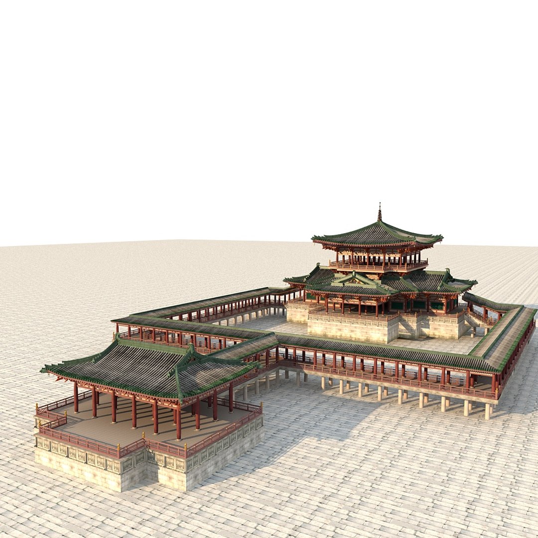 3D chinese palace model - TurboSquid 1516133