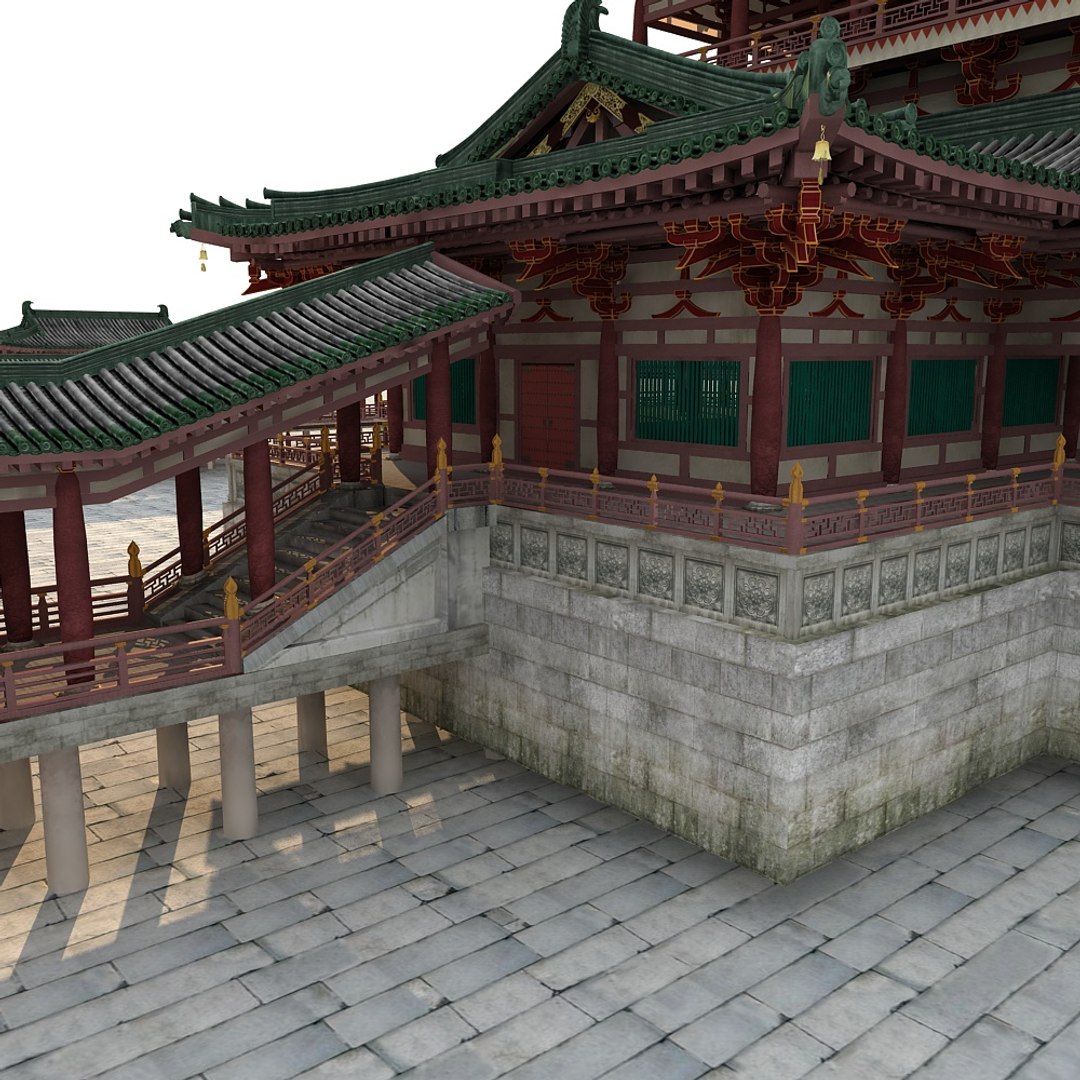 3D chinese palace model - TurboSquid 1516133
