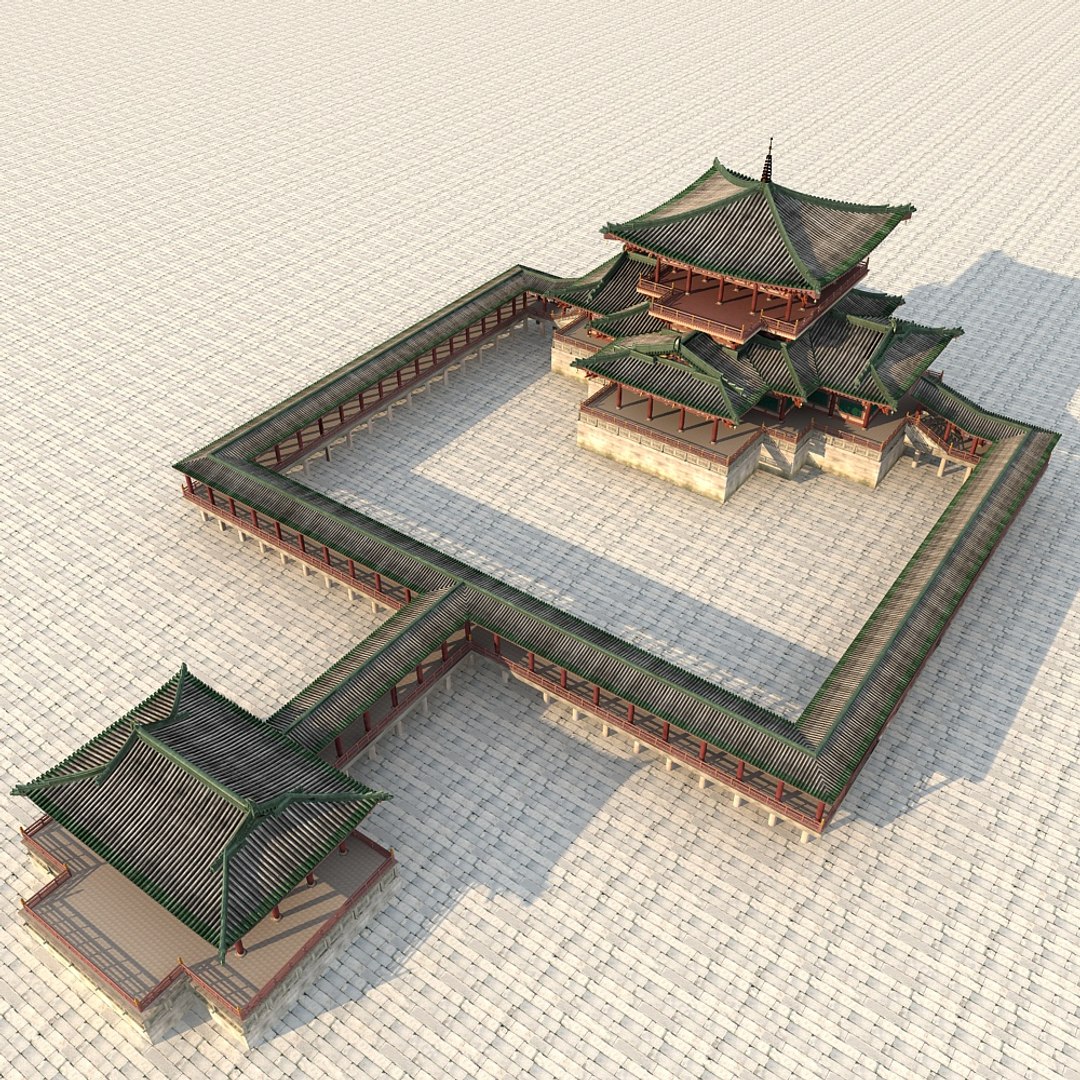 3D chinese palace model - TurboSquid 1516133