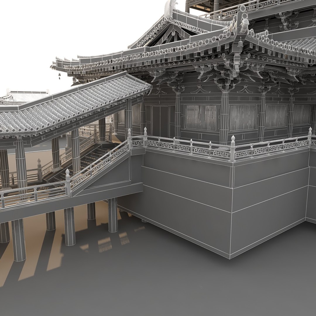 3D chinese palace model - TurboSquid 1516133