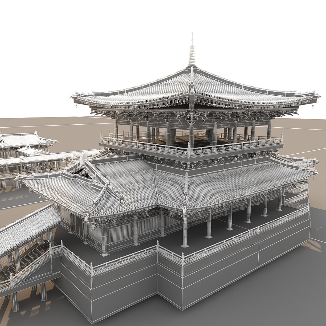 3D chinese palace model - TurboSquid 1516133