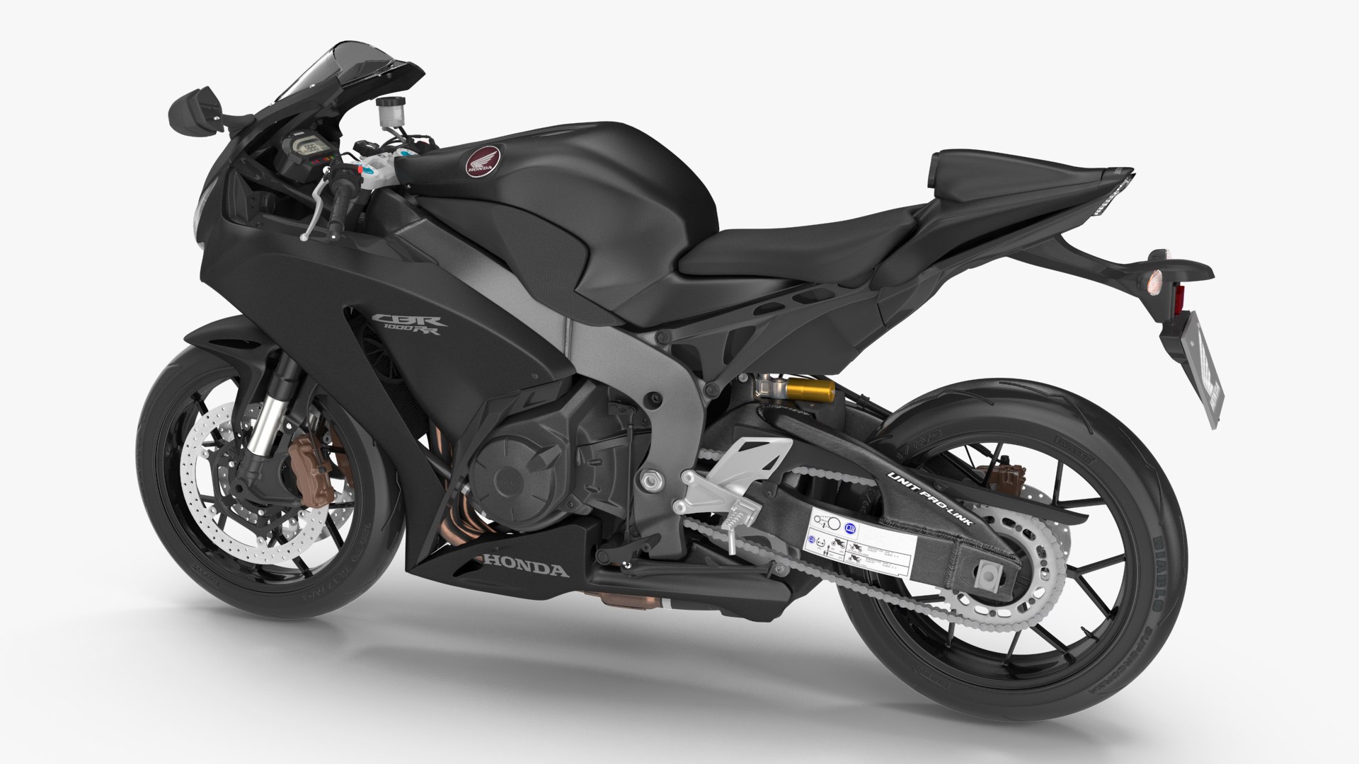 3d sport motorcycles honda fireblade model