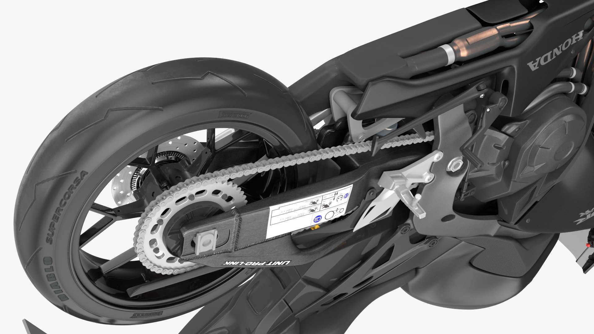 3d sport motorcycles honda fireblade model