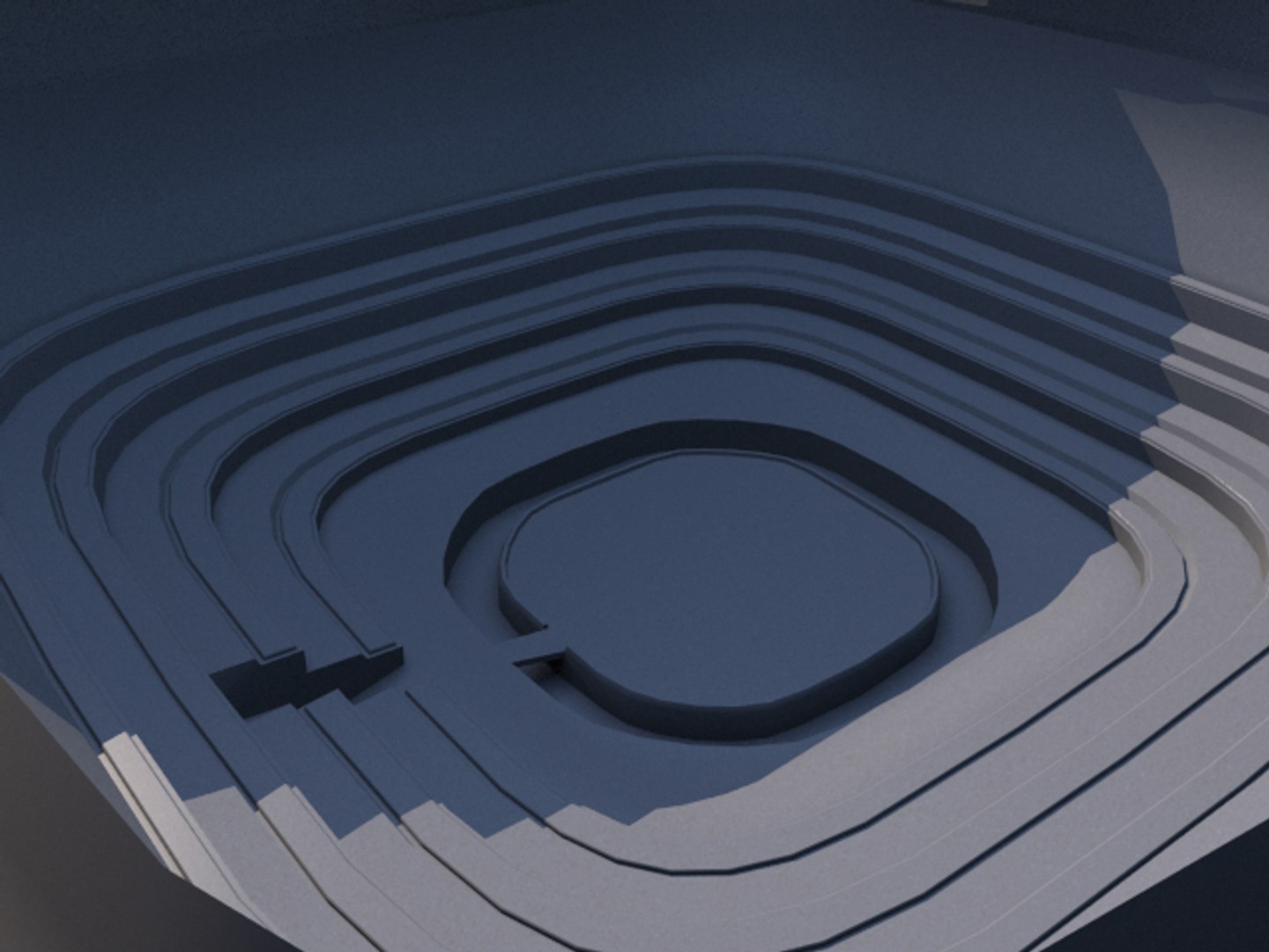 Arena Low-poly 3ds