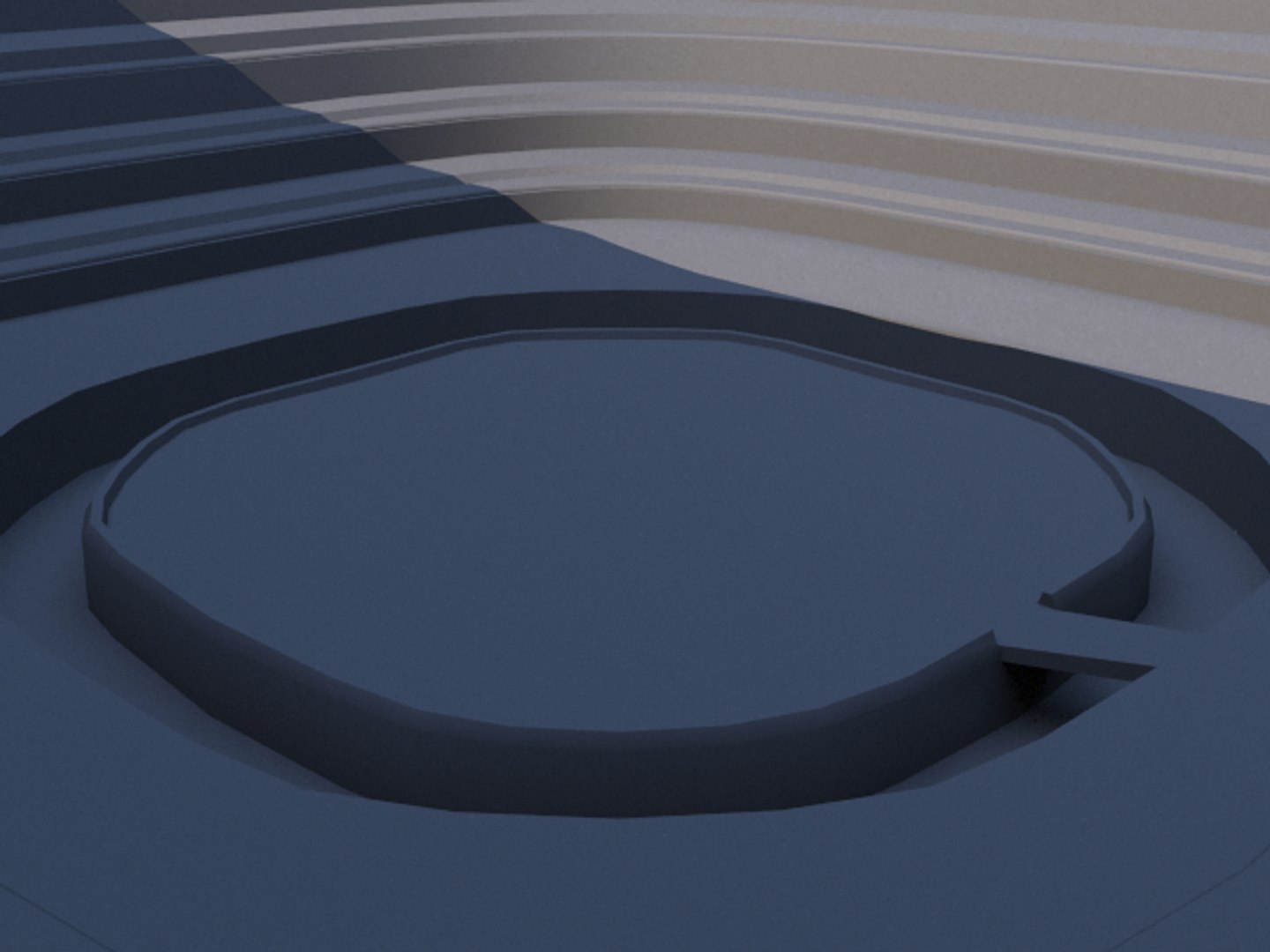 Arena Low-poly 3ds