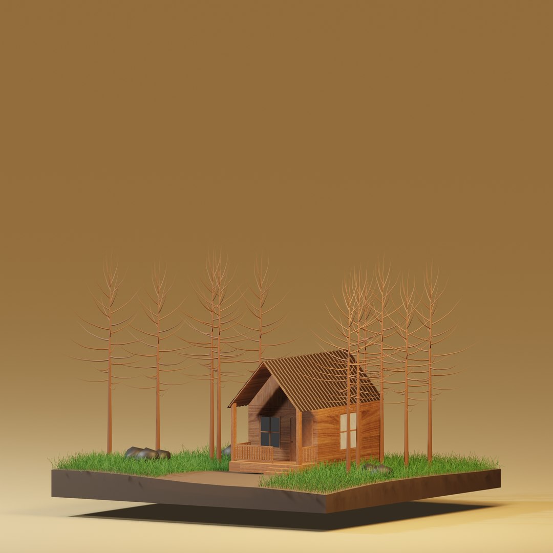 House In Forest 3D - TurboSquid 1961253