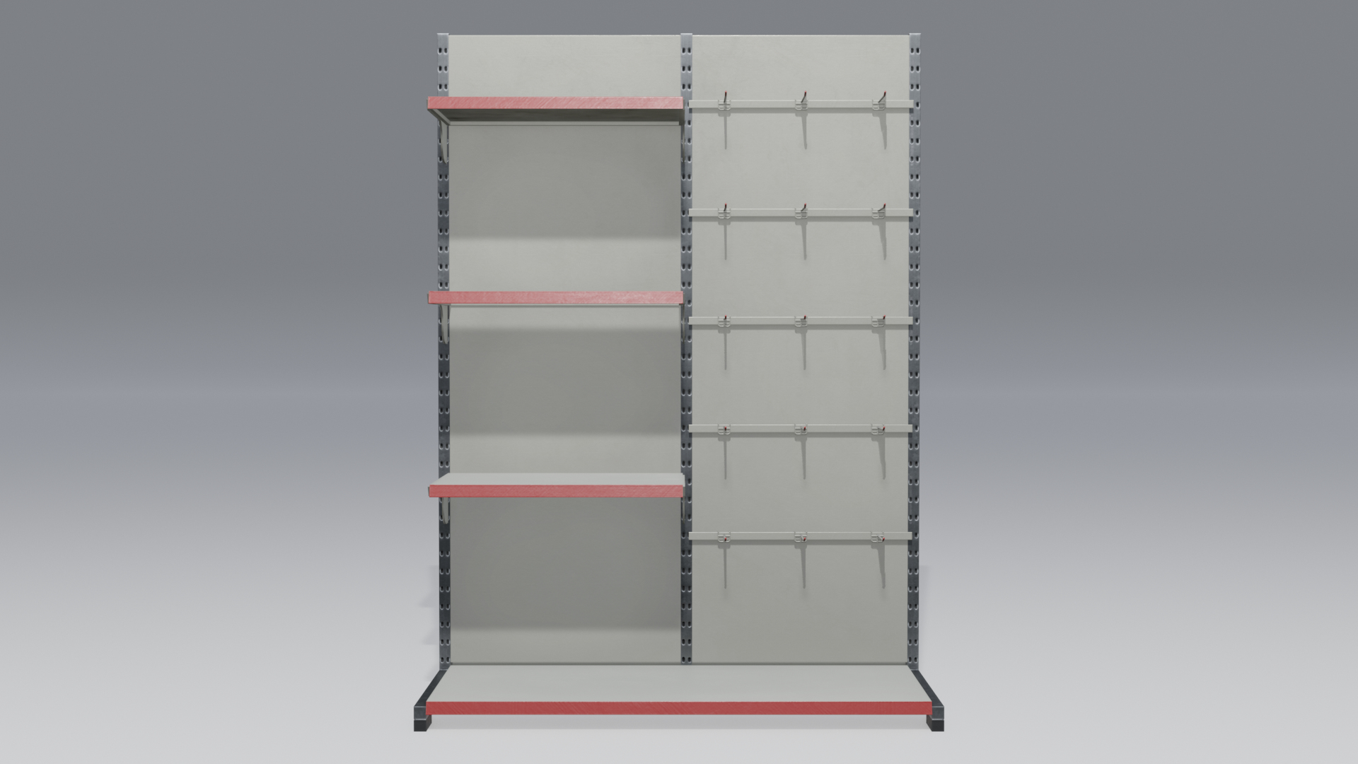 Clean Store Shelf Pack 1 3D Model - TurboSquid 2119009