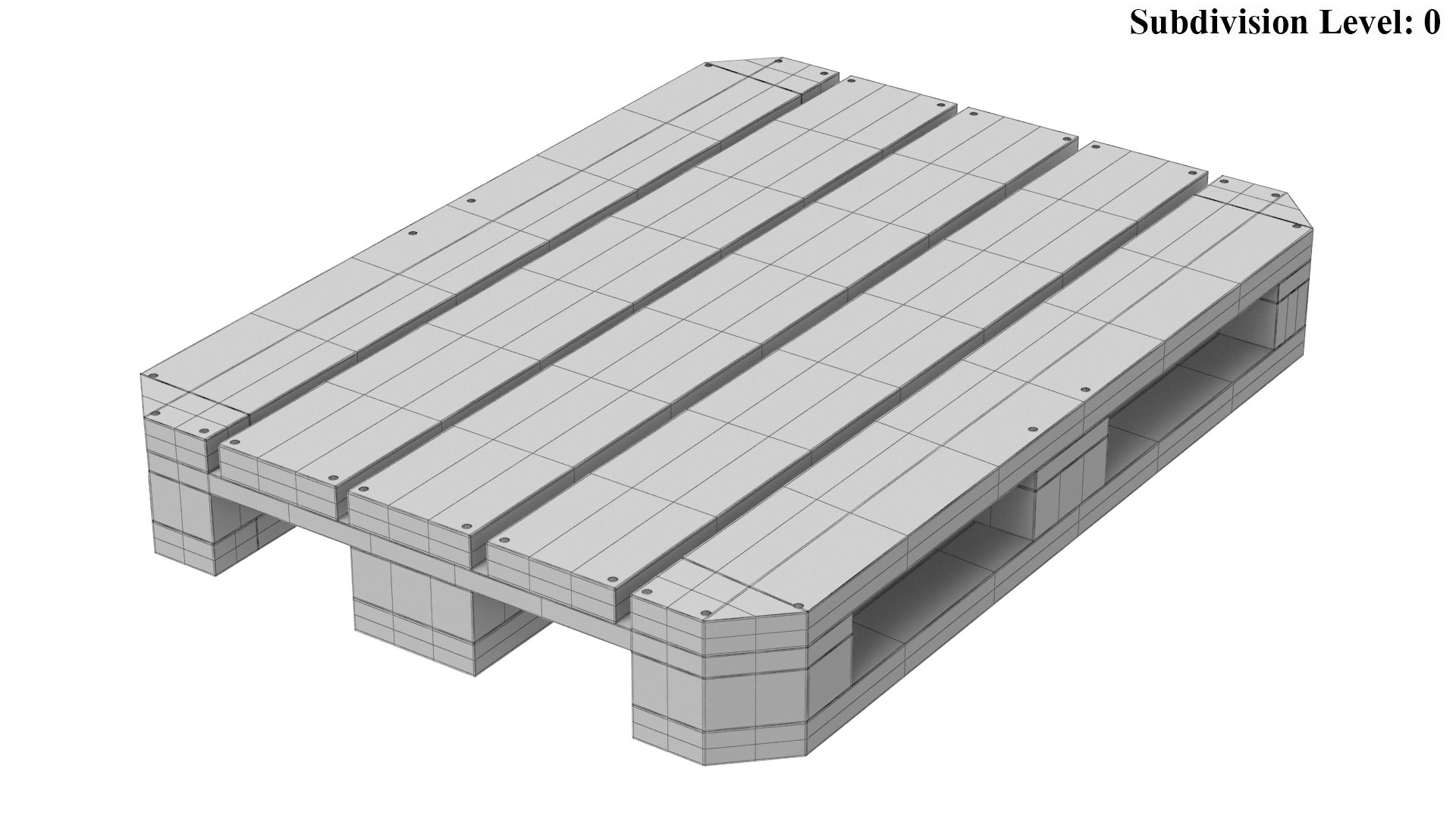 Detailed Wooden Pallet Model - TurboSquid 2093399
