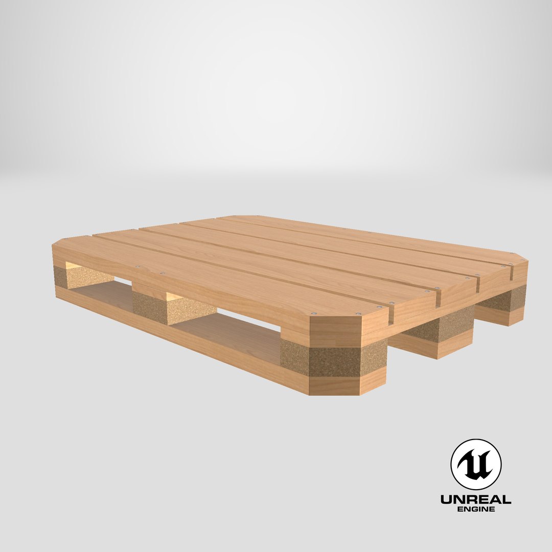 Detailed Wooden Pallet Model - TurboSquid 2093399