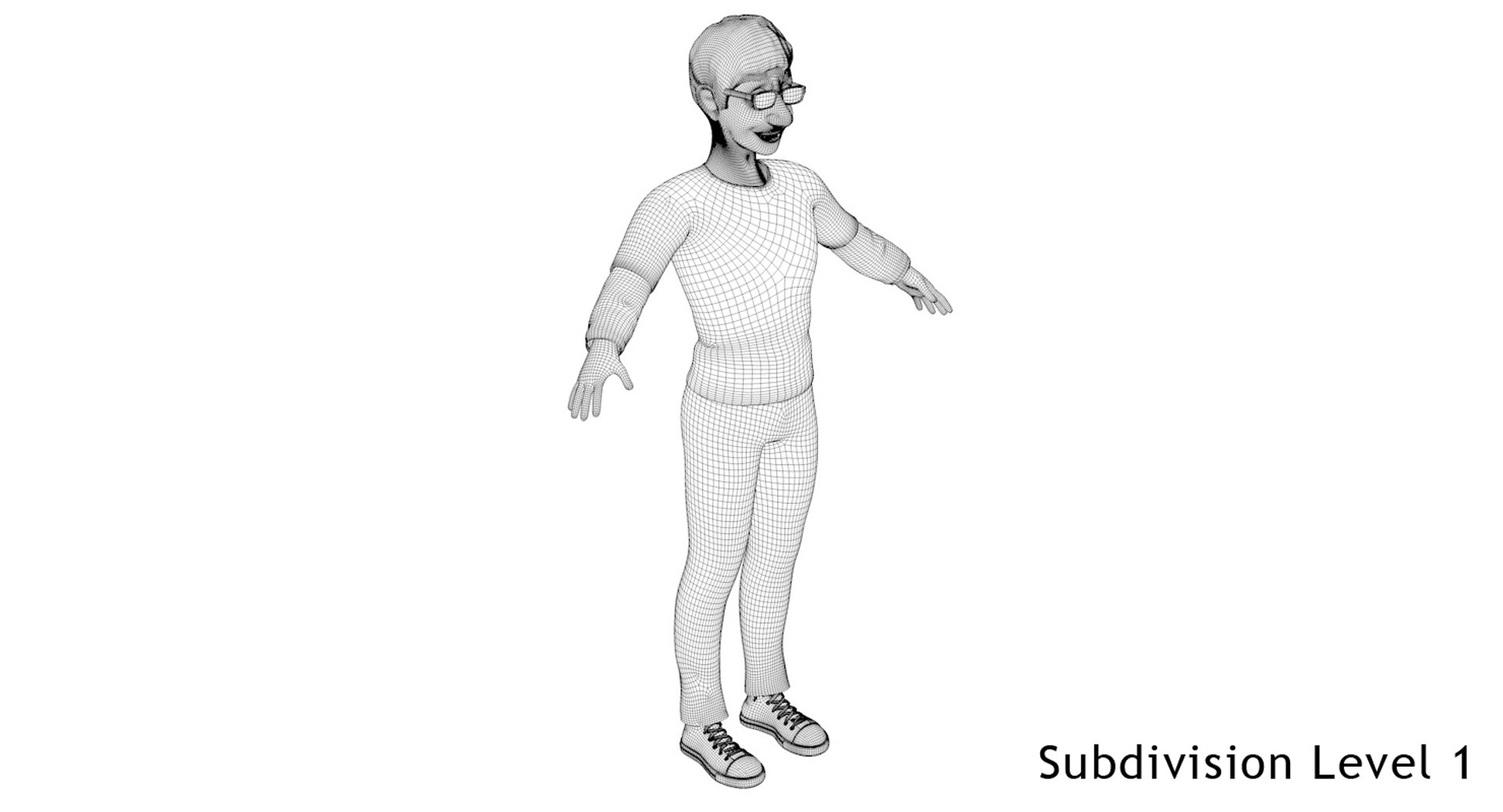 3d Model Cartoon Male Version