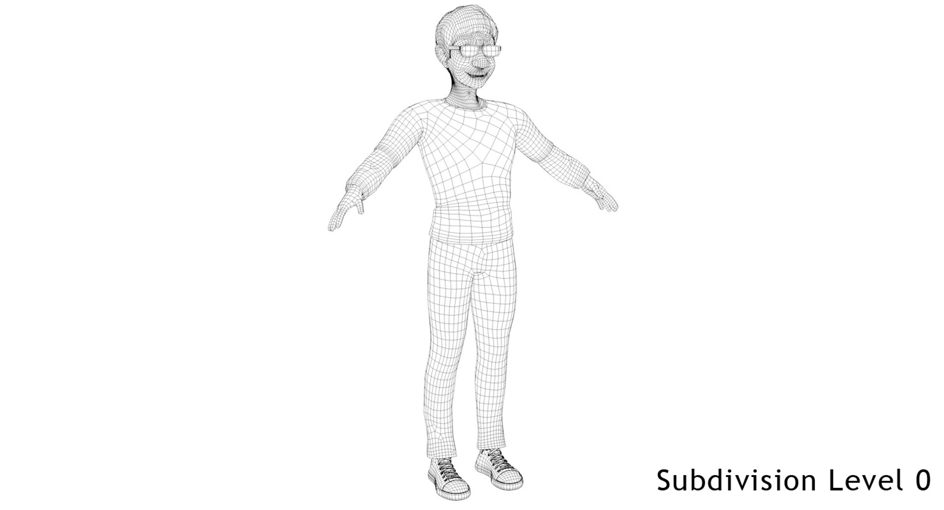 3d Model Cartoon Male Version