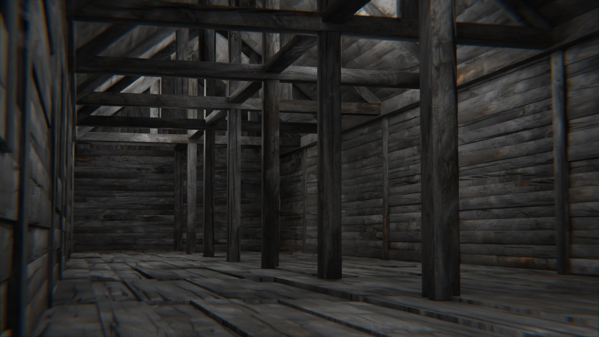 Old Wooden Medieval Building Sheds 3D Model - TurboSquid 2107417